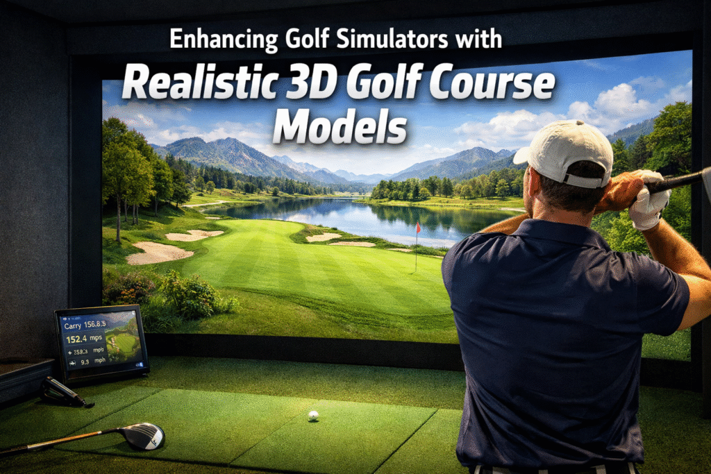 Enhancing Golf Simulators with Realistic 3D Golf Models