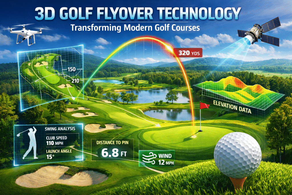 3D Golf Flyover Technology Transforming Modern Courses
